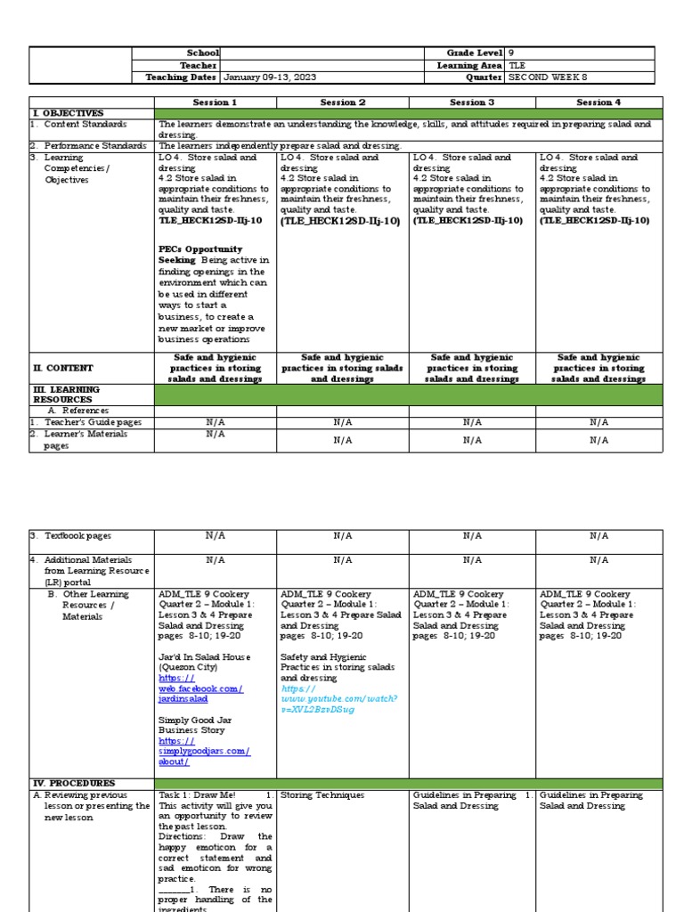 Week8 Quarter-2 | PDF | Learning | Teachers