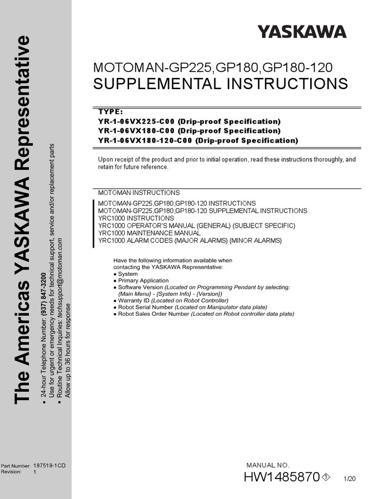 GP180-120 Suplemental Instructions | PDF | Electrical Connector
