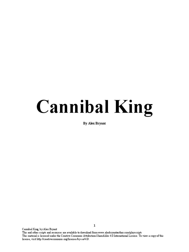 Cannibal King | PDF | Classics