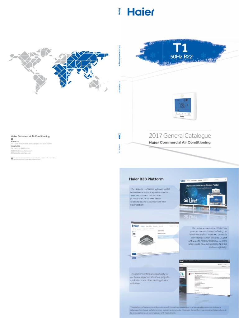 2017 - T1 Haier | PDF | Power Inverter | Pump