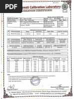 Calibration Certificate Template | PDF