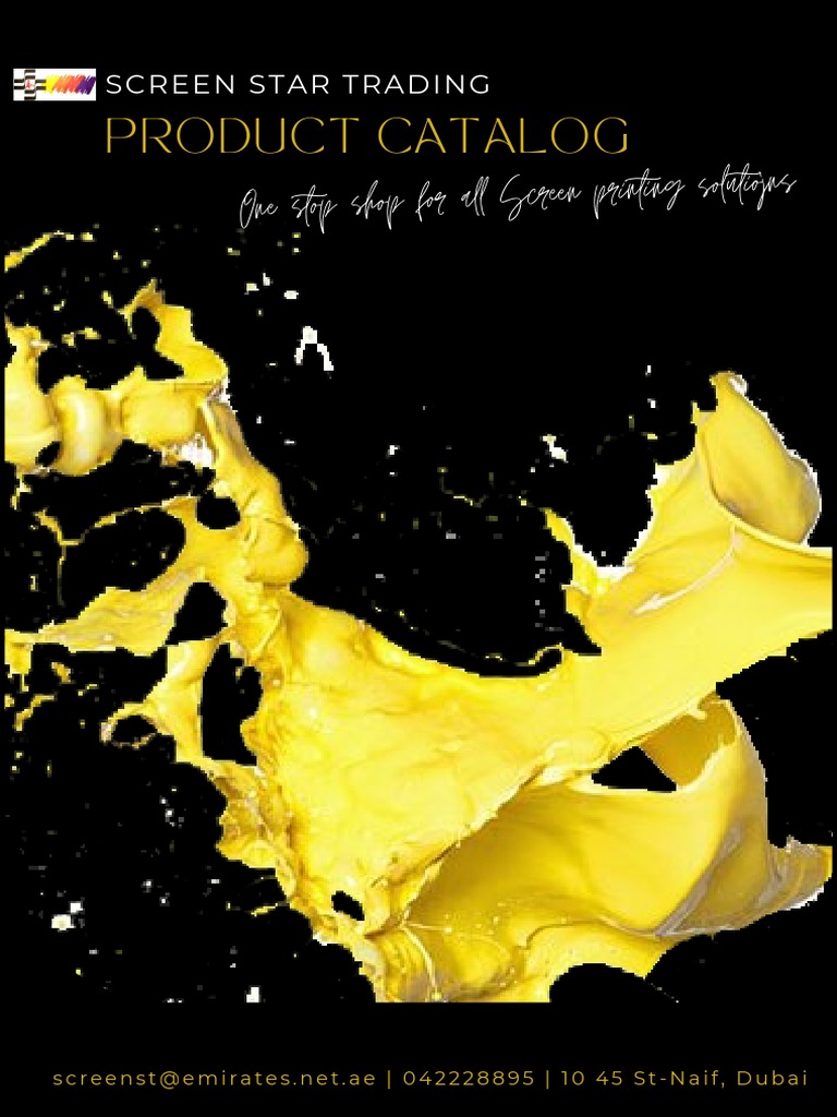 Screen Star Catalogue | PDF | Textiles | Adhesive