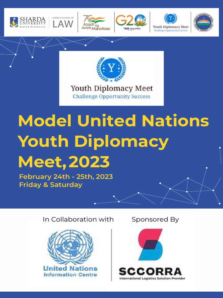 MUN Youth Diplomacy Meet 2023 Details | PDF