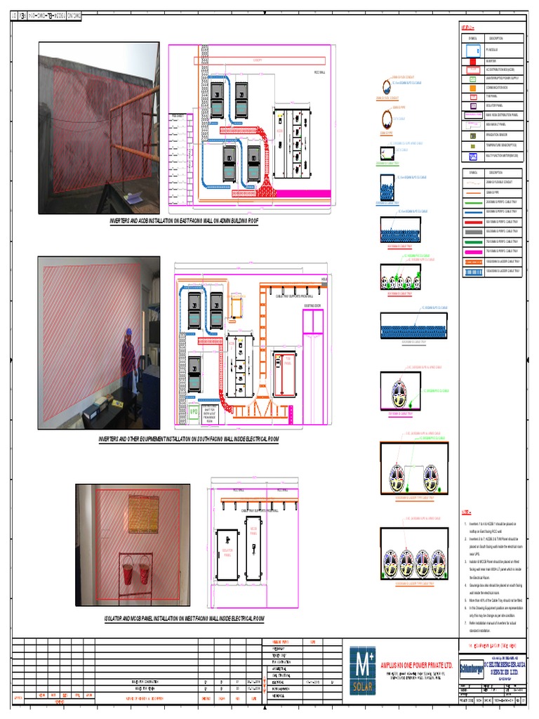 Inverters and Acdb Installation On East Facing Wall On Admin Building Roof | PDF | Building ...
