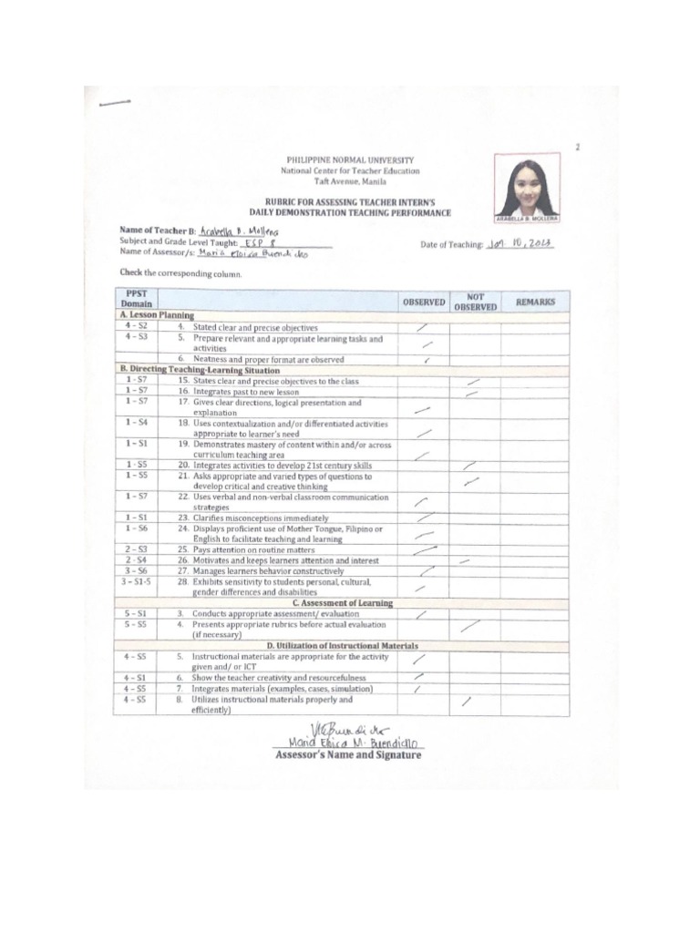 f2f Eval Forms | PDF