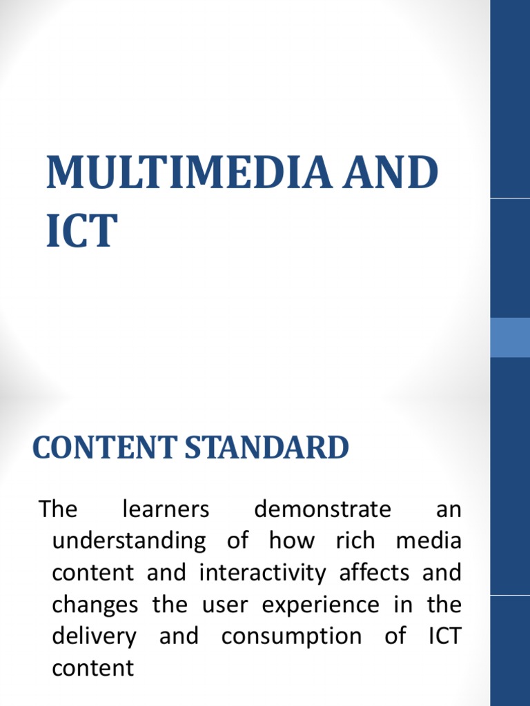 Multimedia and Ict | Download Free PDF | Multimedia | Educational ...