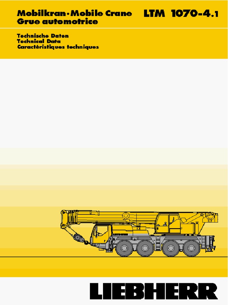 Liebherr LTM 1070 | PDF