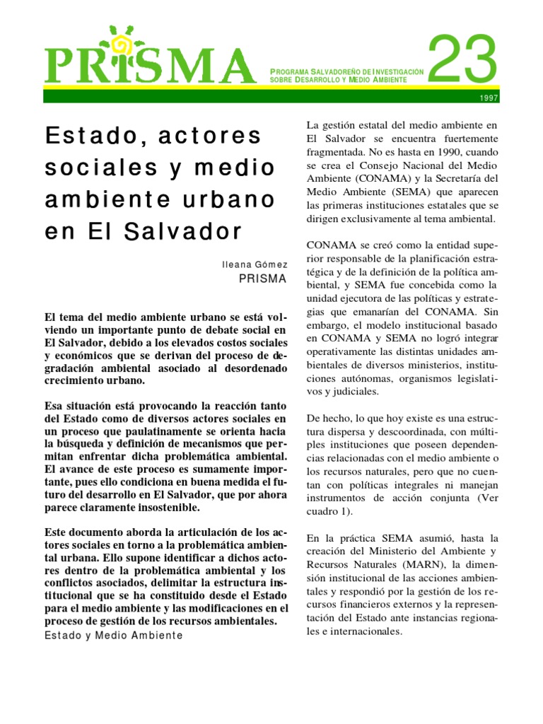 Intervencion Estatal Del Medio Ambiente | PDF | Residuos | Desarrollo ...
