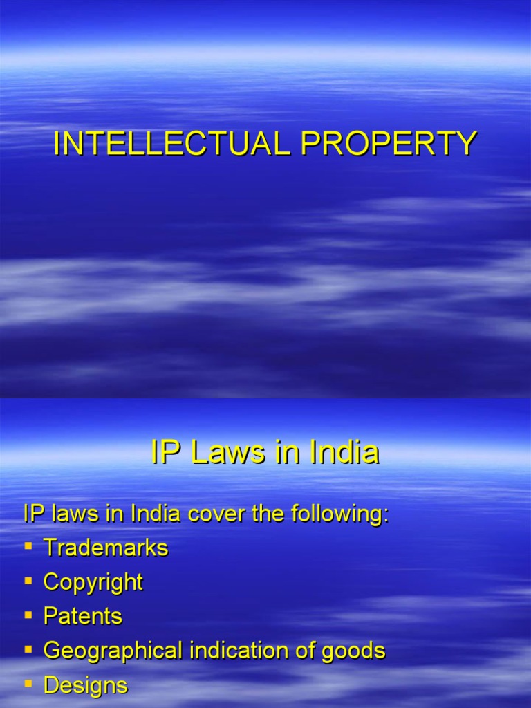 Intellectual Property | PDF | Trademark | Non Disclosure Agreement