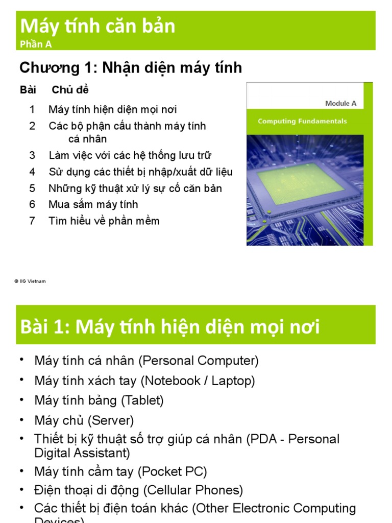 Unit 1 Recognizing Computers Vn Pdf