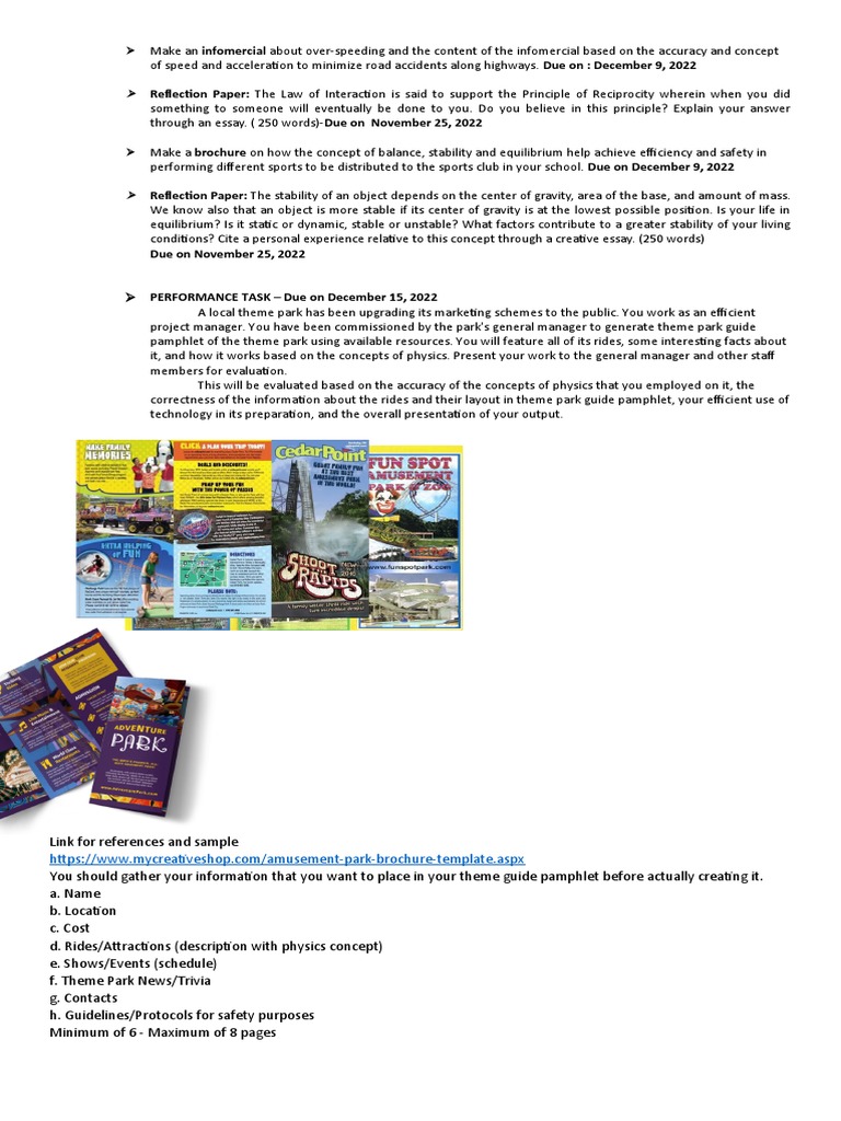 PERFORMANCE TASKS AND SCAFFOLDS - General Physics 1 | Download Free PDF | Economic Equilibrium ...