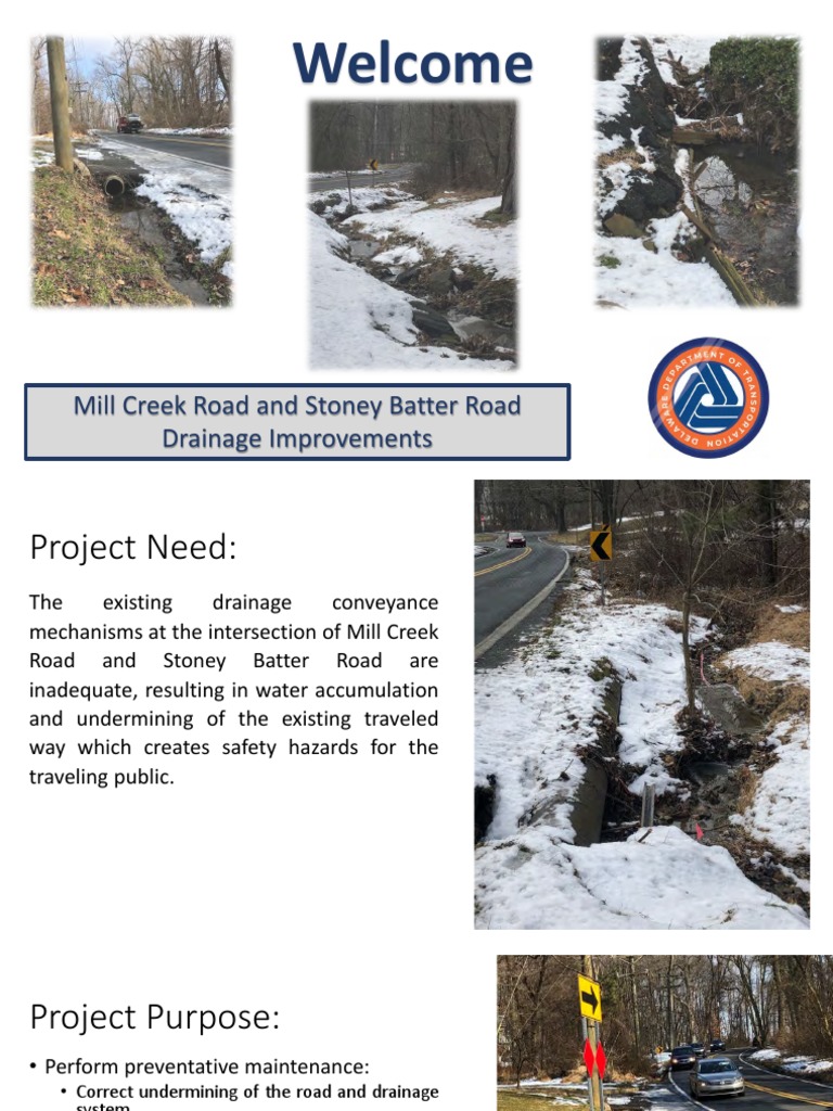 Mill Creek Stoney Batter Project Update 03-15-22 | PDF