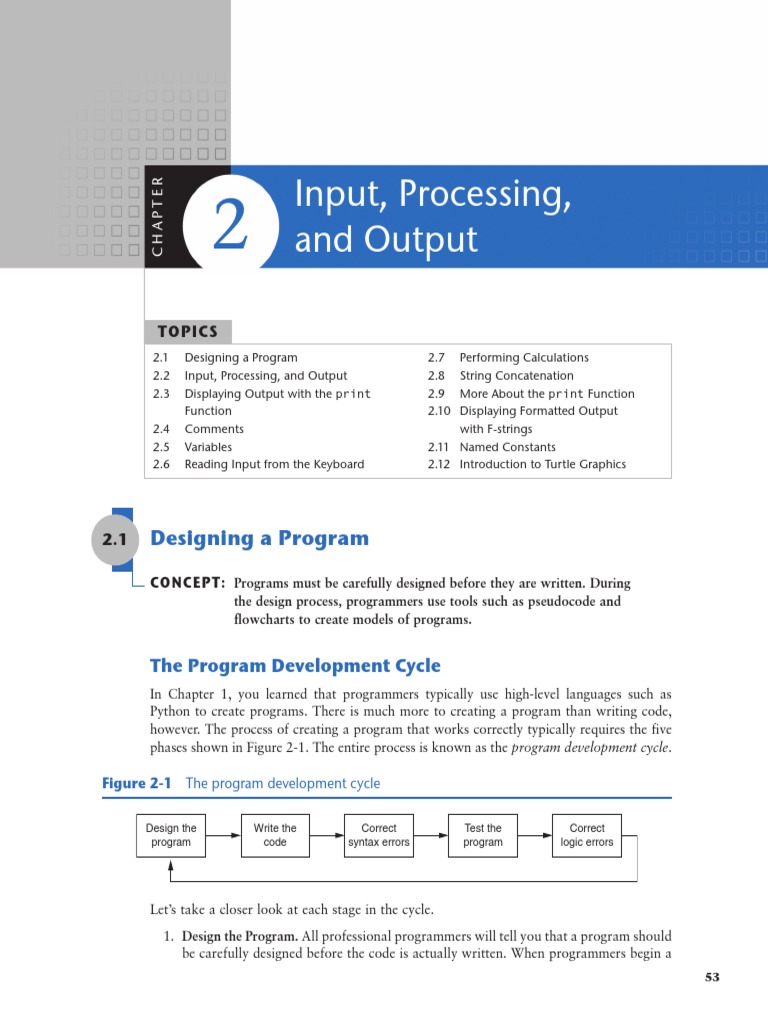 CH02 - Starting Out With Python | PDF