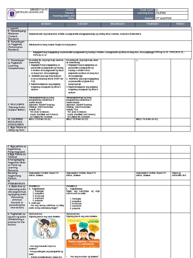 Filipino 5 Q2 WK5 | PDF
