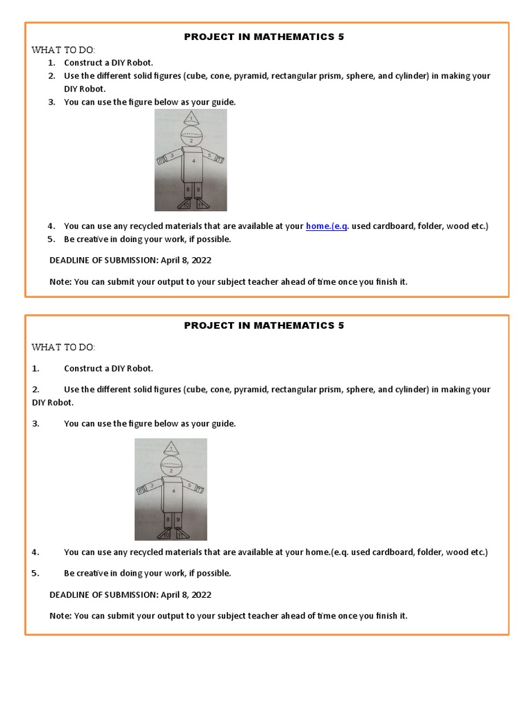 Project in Mathematics 5 | PDF