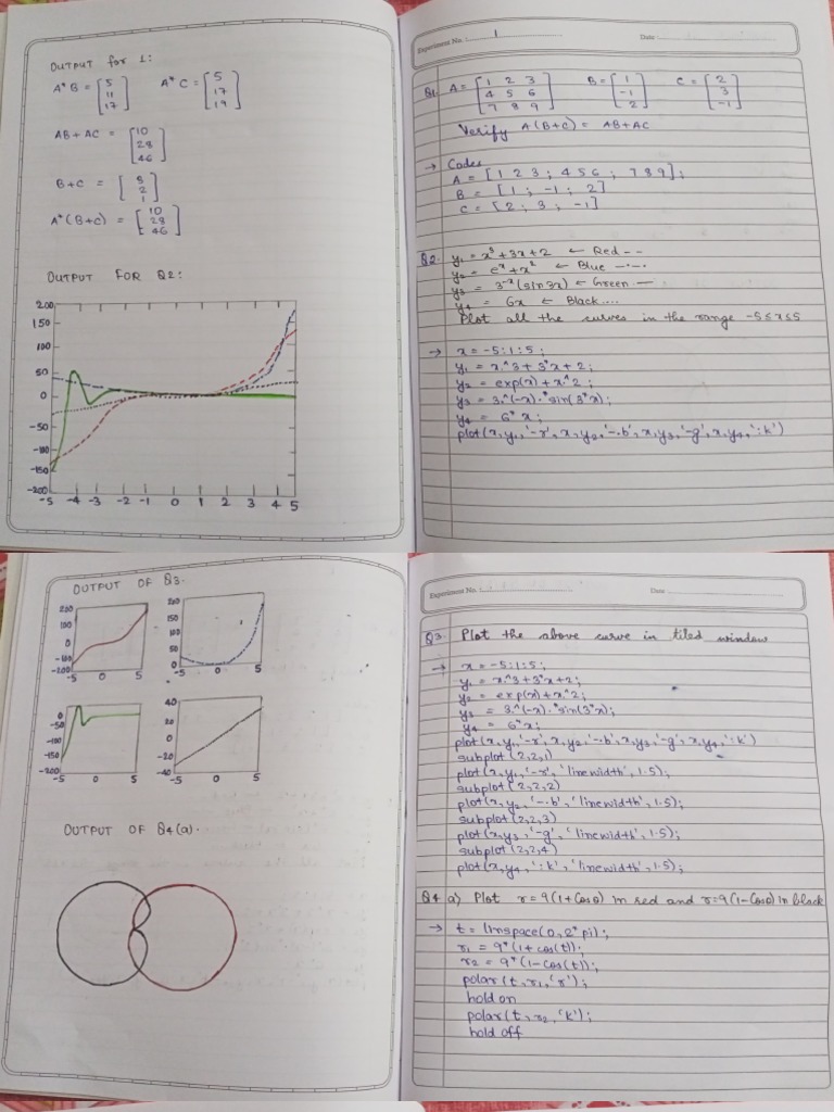 Maths Lab Record | PDF