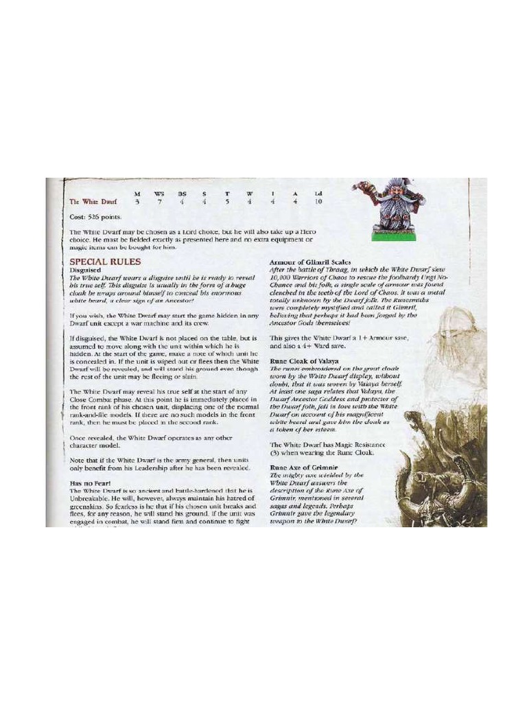 Grombrindal The White Dwarf | PDF