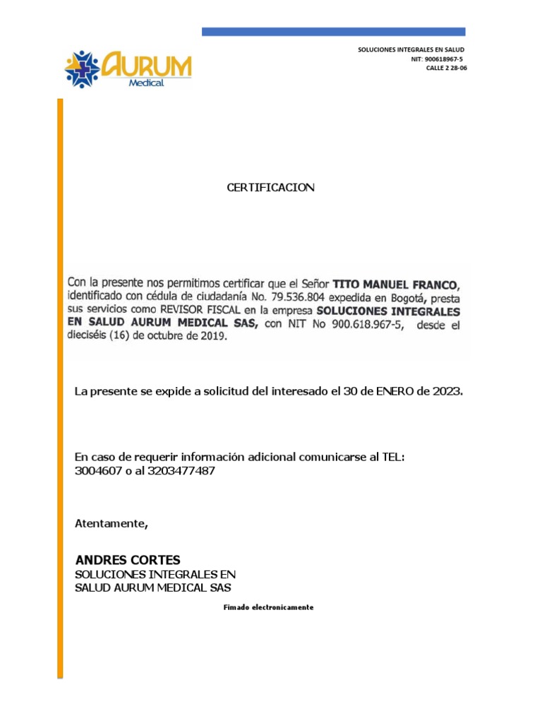 Carta Laboral | PDF