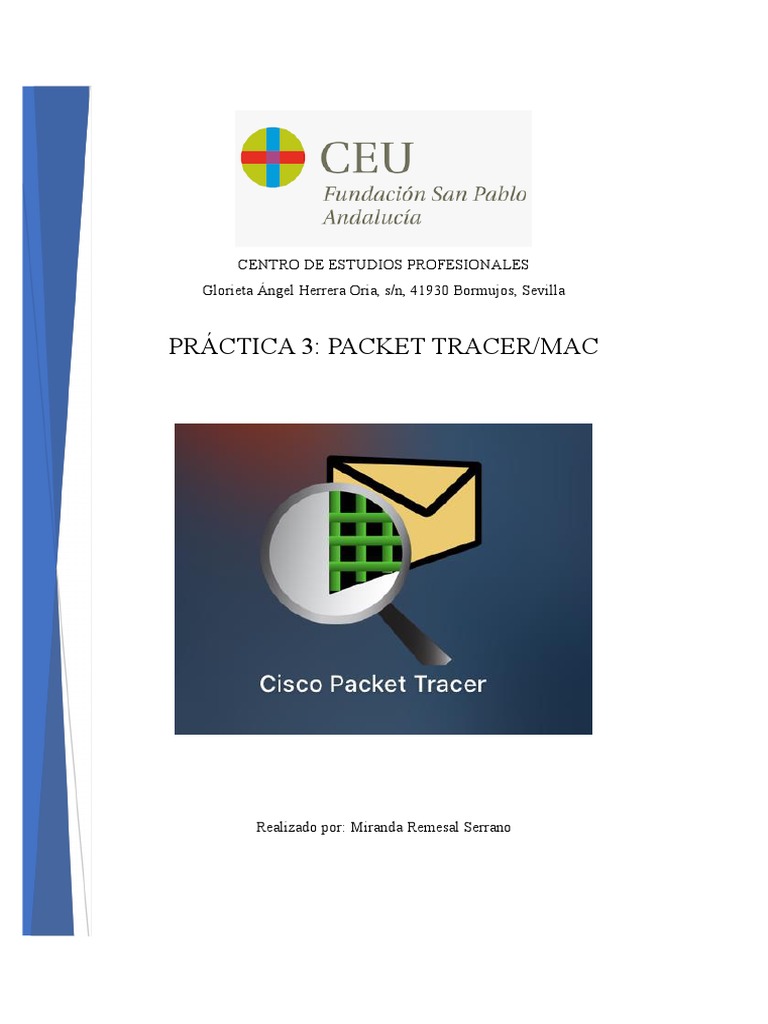 Practica-MAC - Packet - Tracer FINAL | PDF | Topología de la red | Mac OS