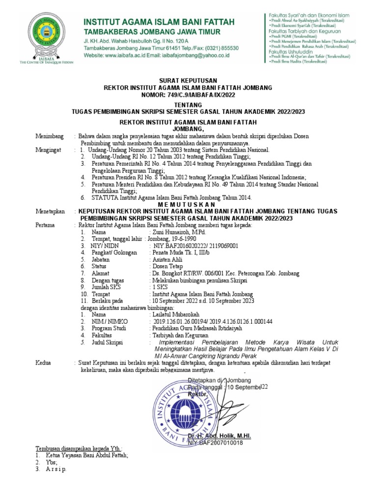 Zuni Humairoh, M.Pd. | PDF | Karier & Perkembangan