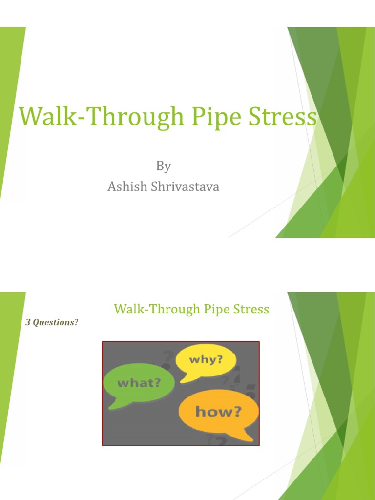 Piping Stress | PDF | Pipe (Fluid Conveyance) | Stress–Strain Analysis