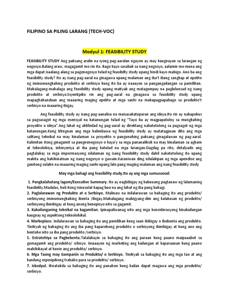 Filipino Sa Piling Larang Notes | PDF
