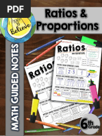 Ratios Choice Board | PDF | Ratio | Cognition