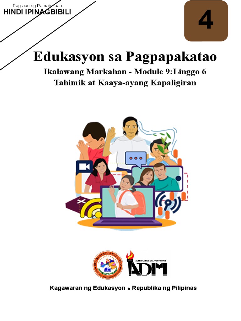 Esp4 - q2 - Mod9 - Pagpapanatili NG Tahimik Malinis at Kaaya-Ayang Kapaligiran... - v2 | PDF