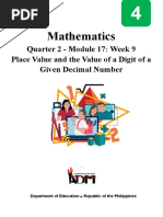 Q3 - LE - Mathematics 4 - Lesson 1 - Week 1 | PDF | Cognition | Learning