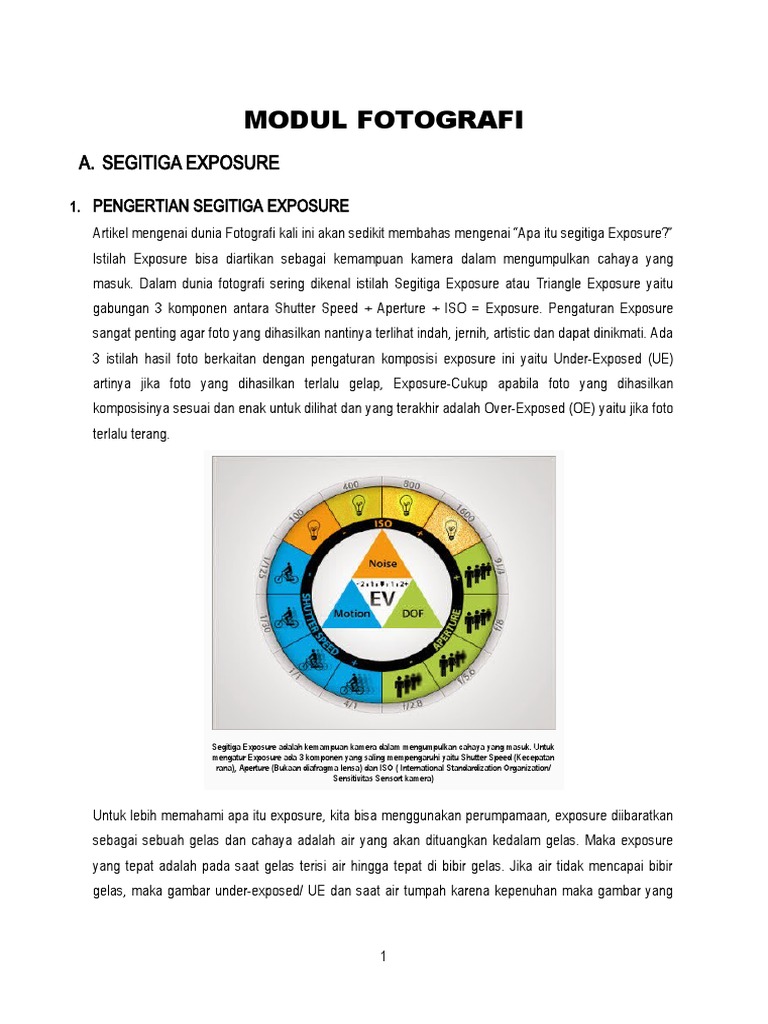 Modul I Segitiga Exposure | PDF