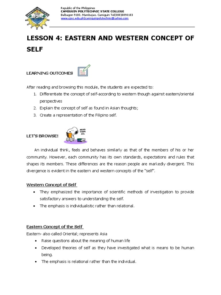 Eastern vs. Western Self Concepts | PDF | Thought | Self