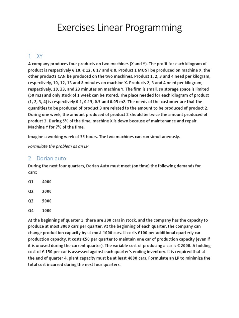 Maximizing Profits Through Optimal Product Mix Planning: A Linear Programming Formulation and ...
