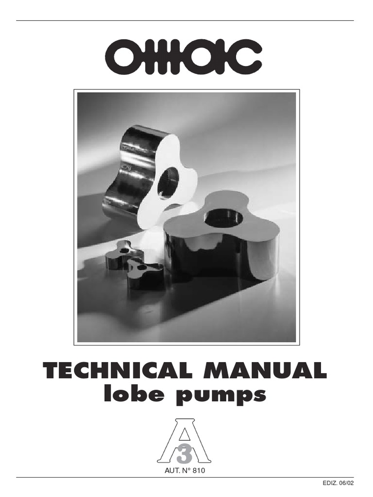 OMAC Lobe Pump Technical Manual | PDF | Pump | Applied And ...