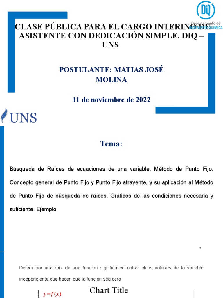 Punto Fijo | PDF | Análisis matemático | Algoritmos