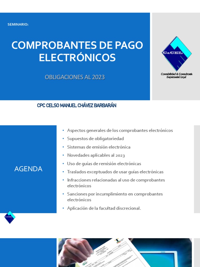 Comprobantes Electrónicos Al 2023 | PDF | Industrias de servicio | Business