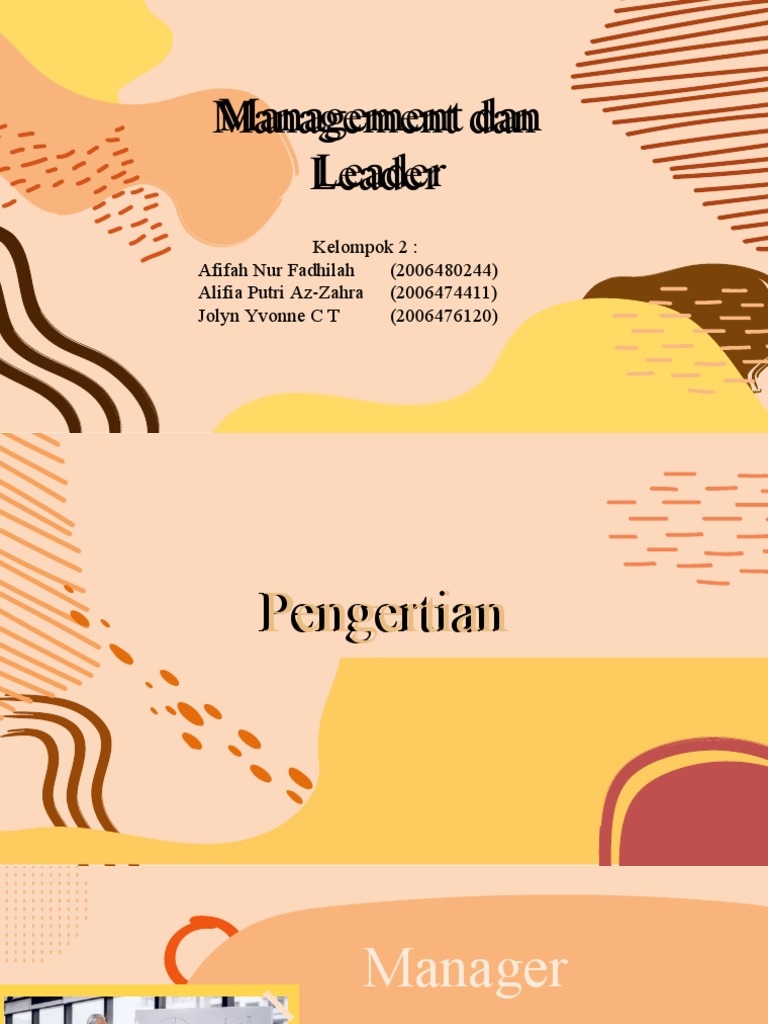 Manager Dan Leader | PDF