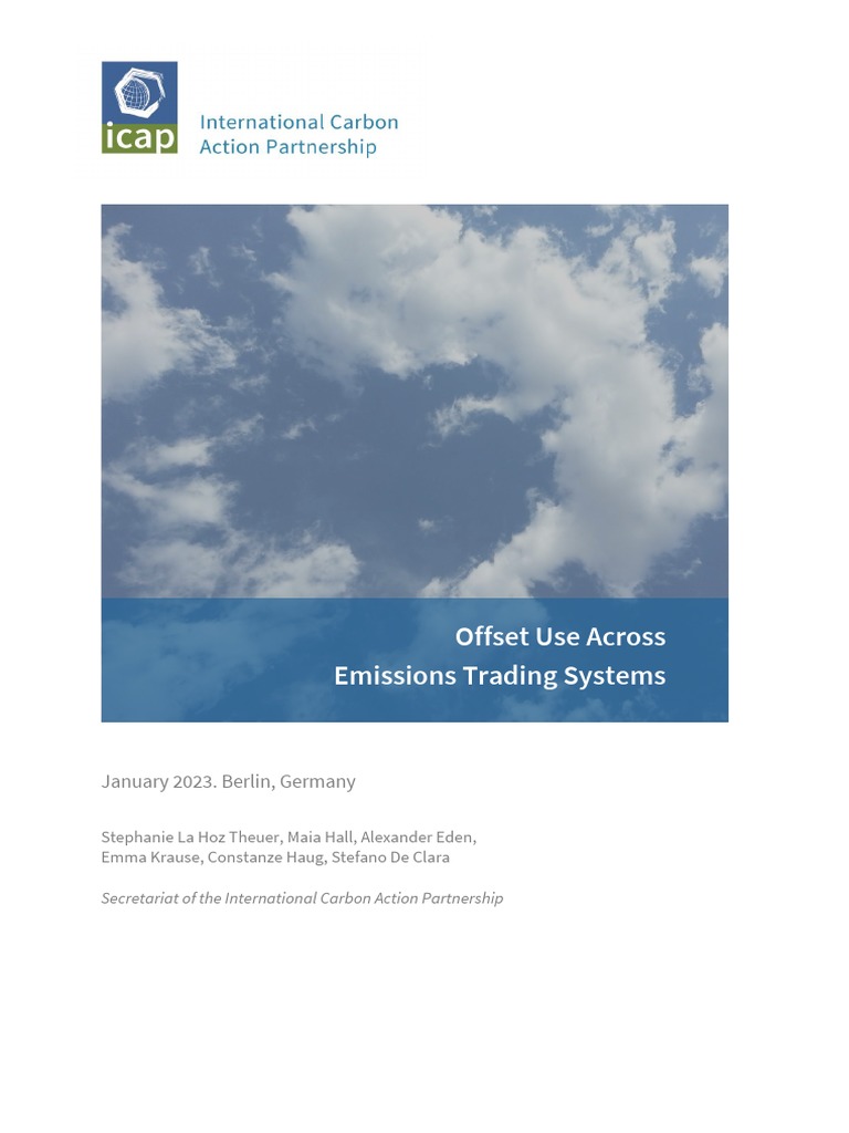 ICAP Offsets Paper - Vfin | PDF | Carbon Offset | Clean Development ...