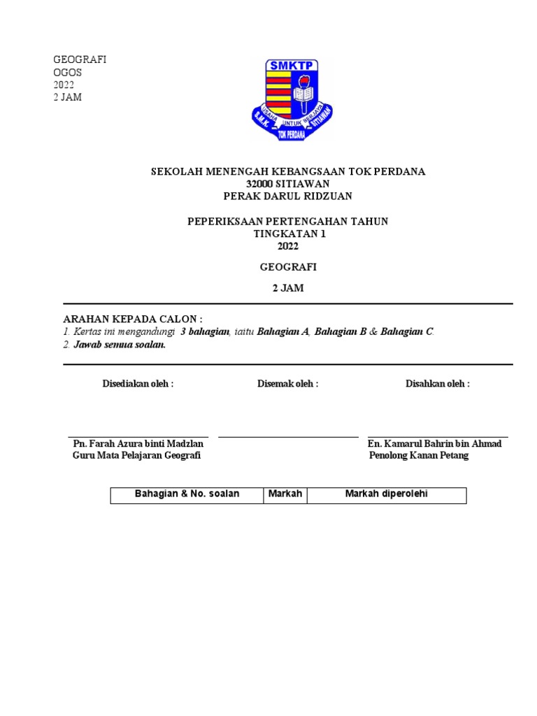 Cover PAT 2021-2022 | PDF