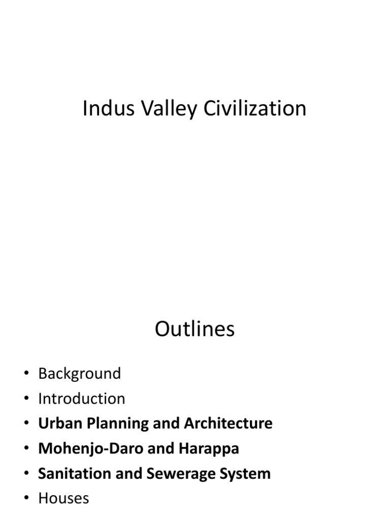 Indus Valley Urban Planning | PDF