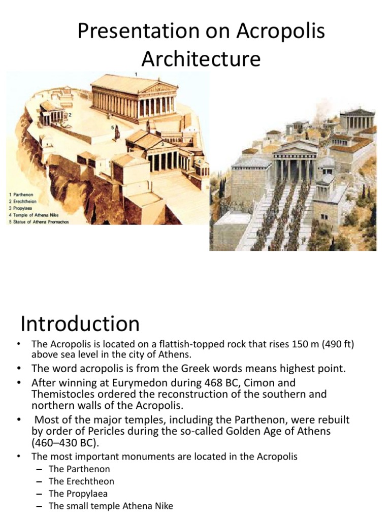 Presentation On Acropolis Architecture | PDF | Ancient Greece ...