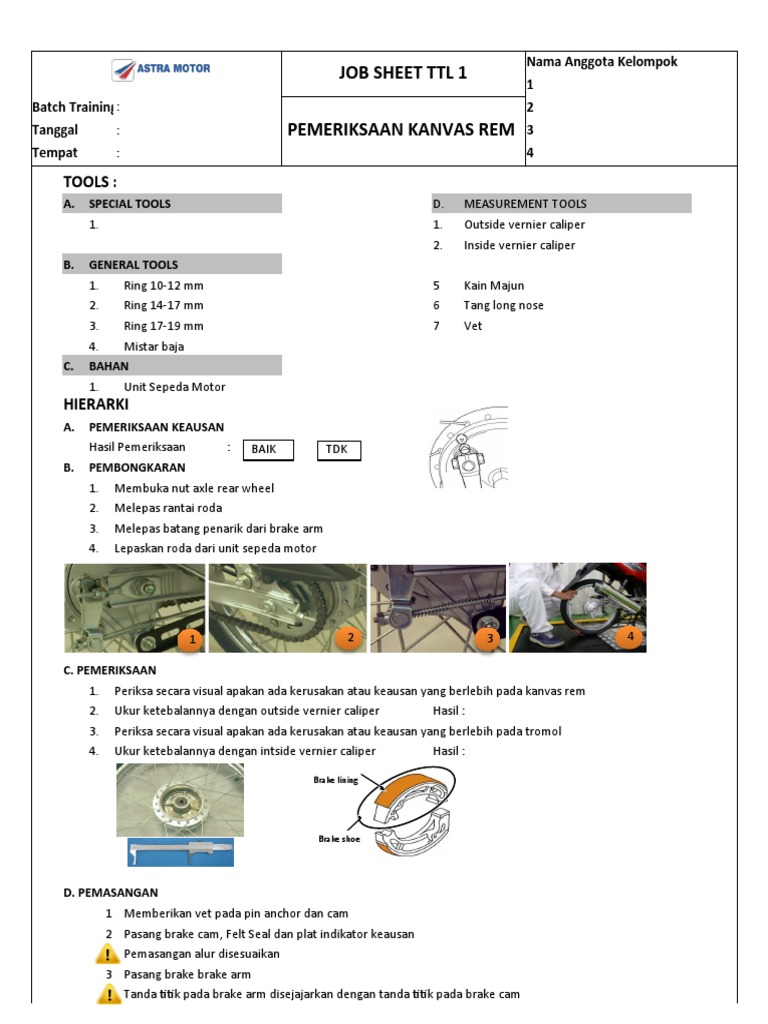 Report Sheet - Panduan Praktek | PDF