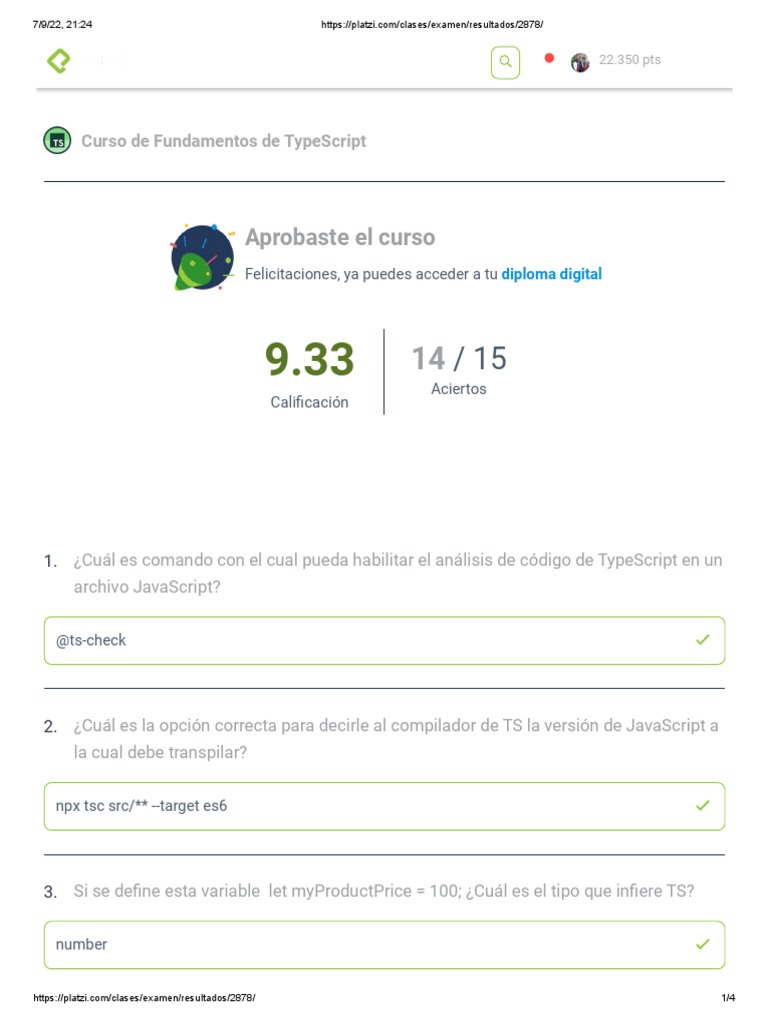 Curso de Fundamentos de TypeScript | PDF | Programación de computadoras | Paradigmas de programación