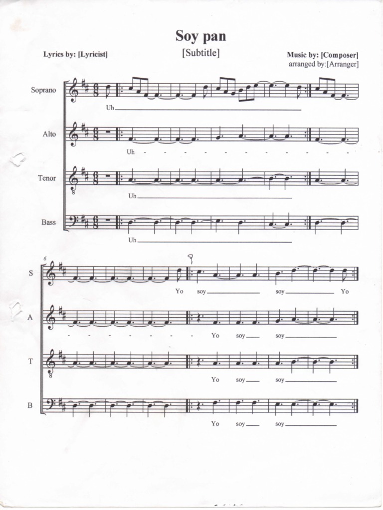 Soy Pan, Soy Paz, Soy Mas | PDF