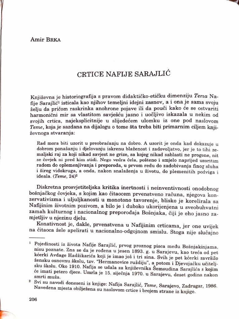 Pripovetke Nafije Sarajlic | PDF