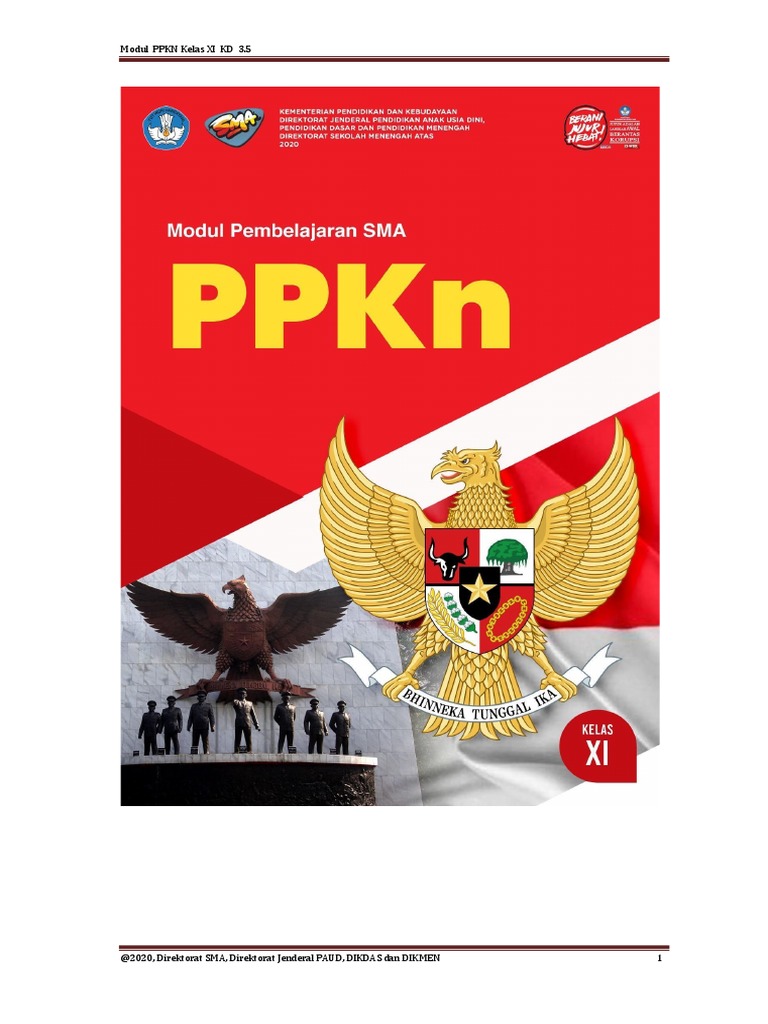 Modul PPKN Kelas XI KD 3.5 | PDF | Ilmu Sosial