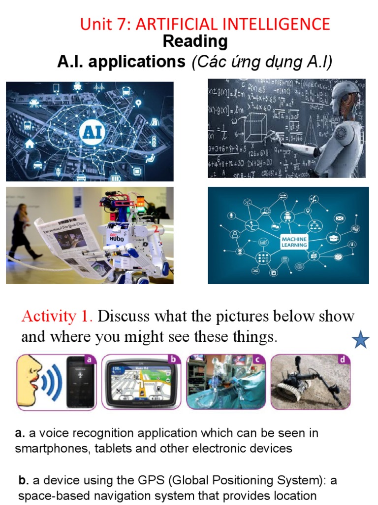 Unit 7 Artificial Intelligence Lesson 3 Reading | PDF | Games & Activities