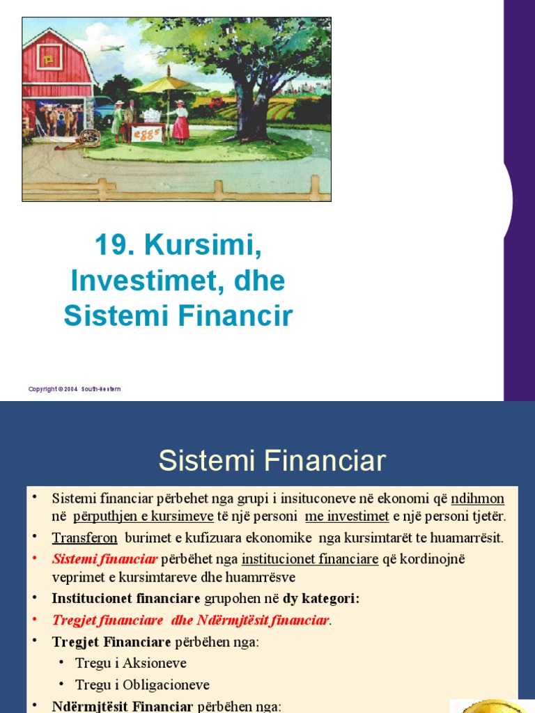 Kursimi, Investimet | PDF