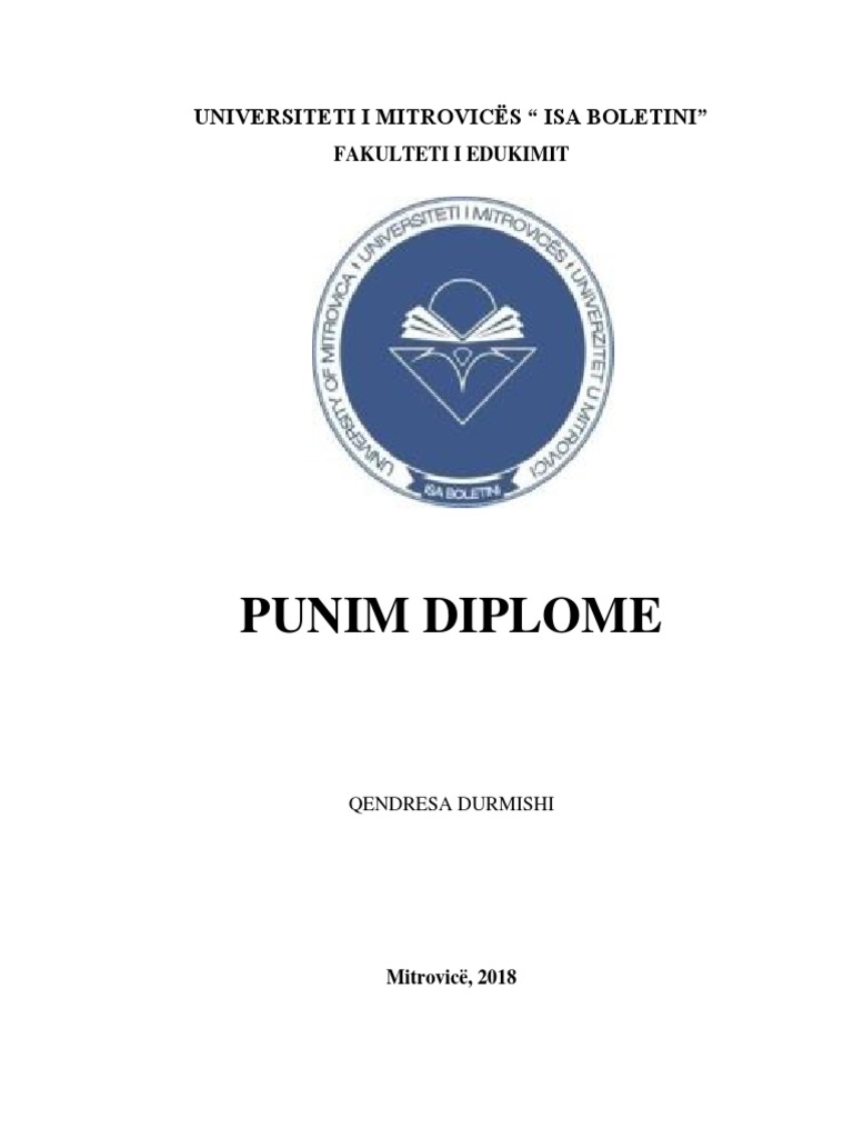 Dokumen - Tips - Punim Diplome Universiteti I Mitrovics 2020 1 16 Andaj ...