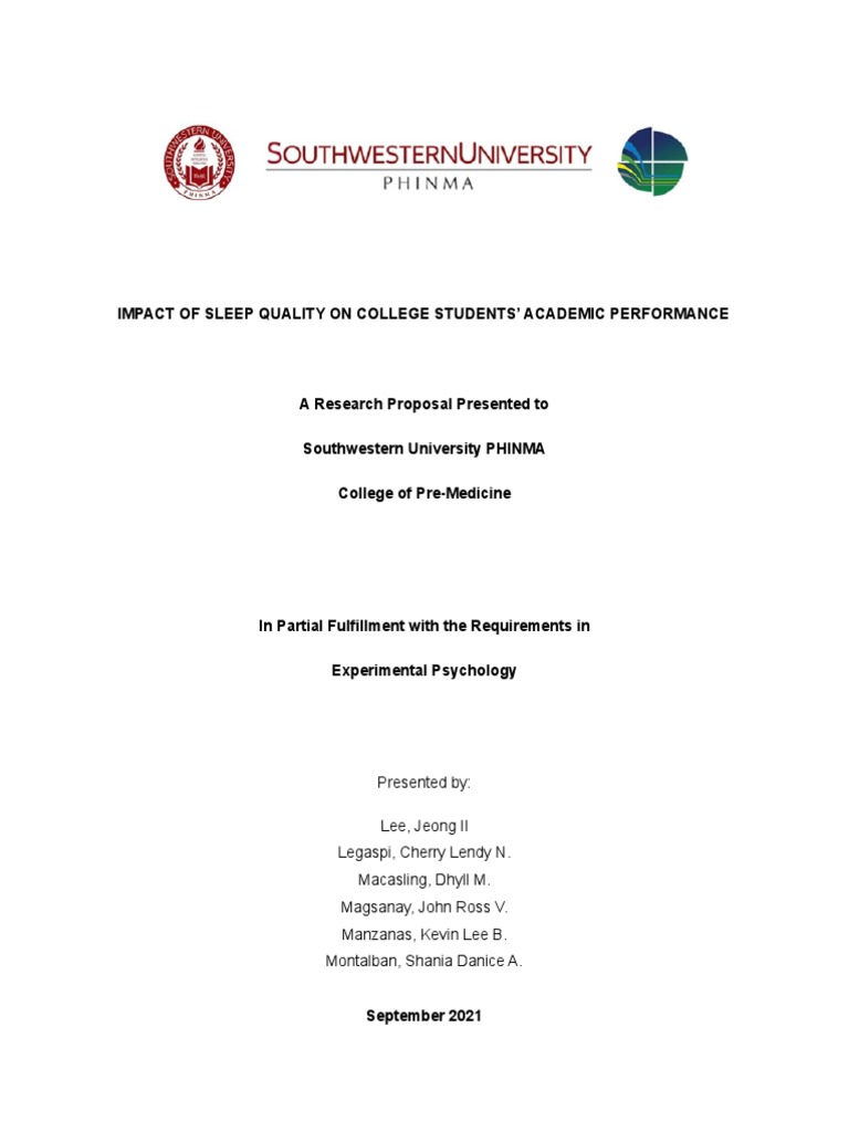 The Effects of Sleep Deprivation on Memory Retention and Academic Performance in College ...