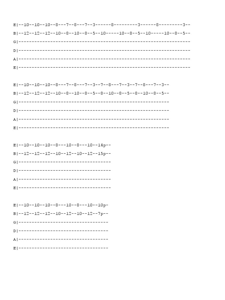 TABS Requinto Fin de Semana | PDF